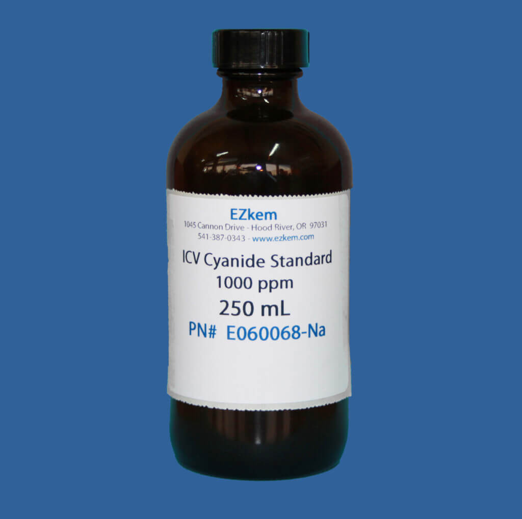 CN CAL/ICV Standard Na, 1000 ppm, 250 mL - EZkem