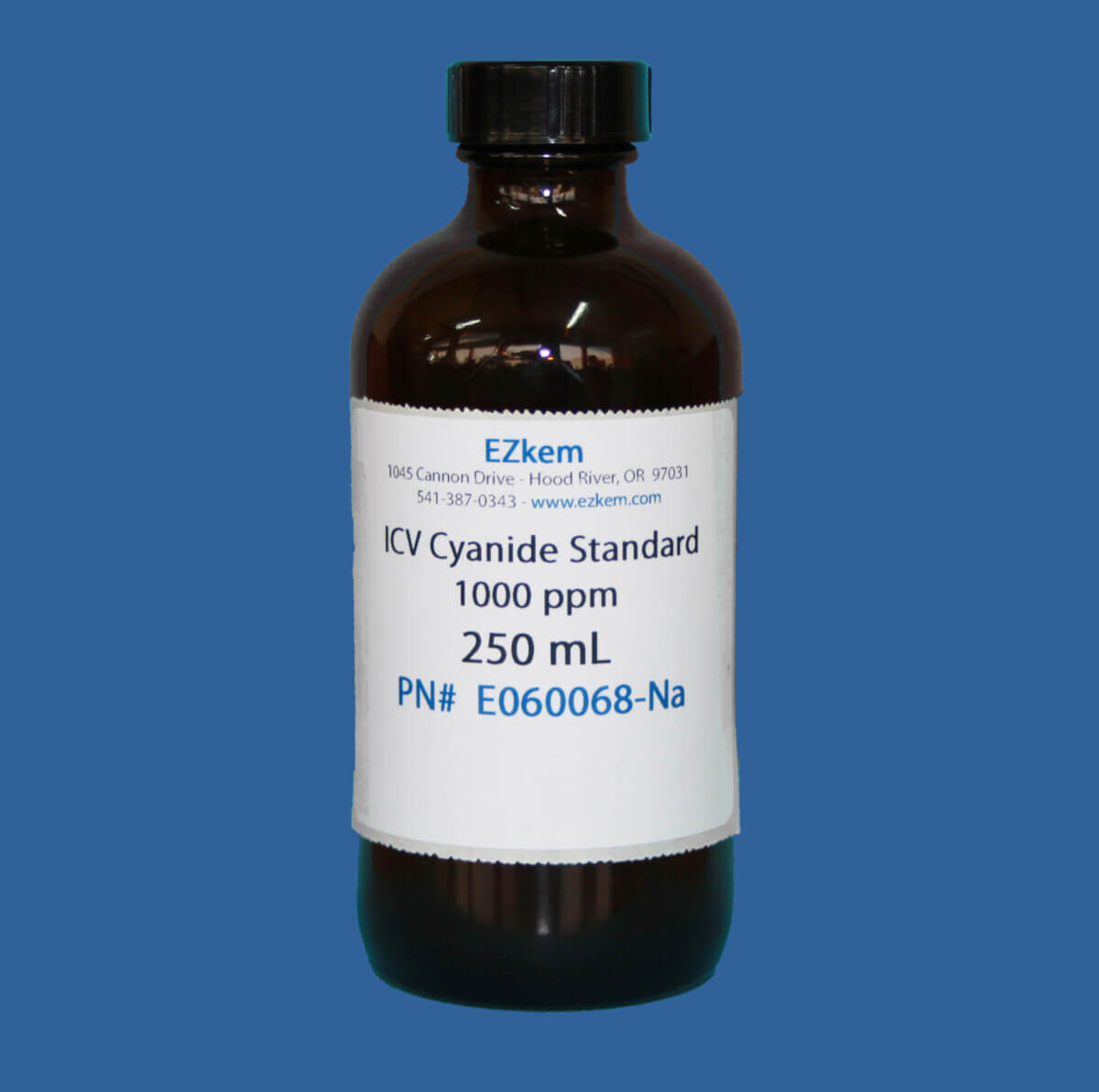 CN CAL/ICV Standard Na, 1000 ppm, 250 mL - EZkem