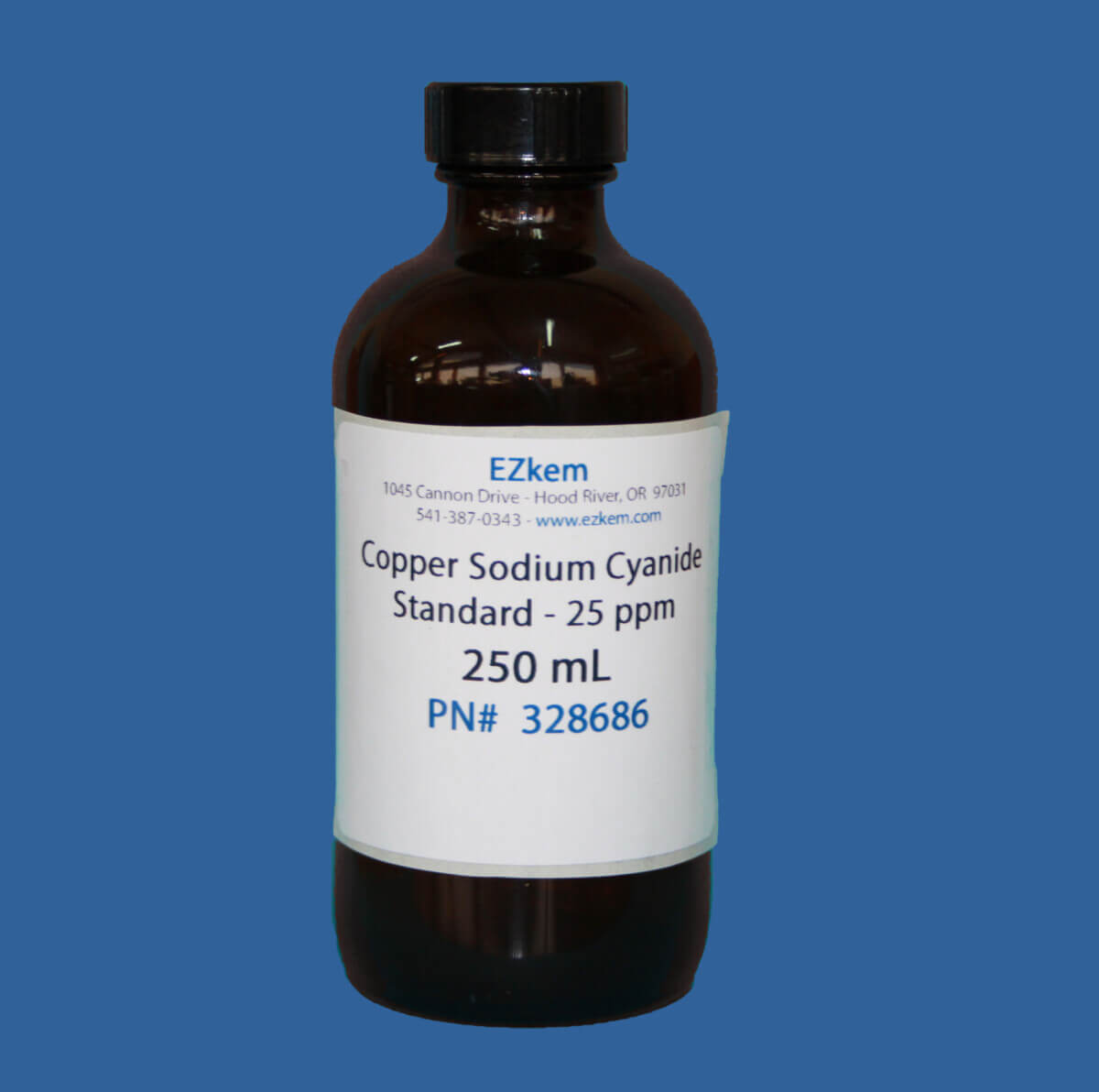 Cyanide QC Standard, 25 ppm, 250 ml - EZkem