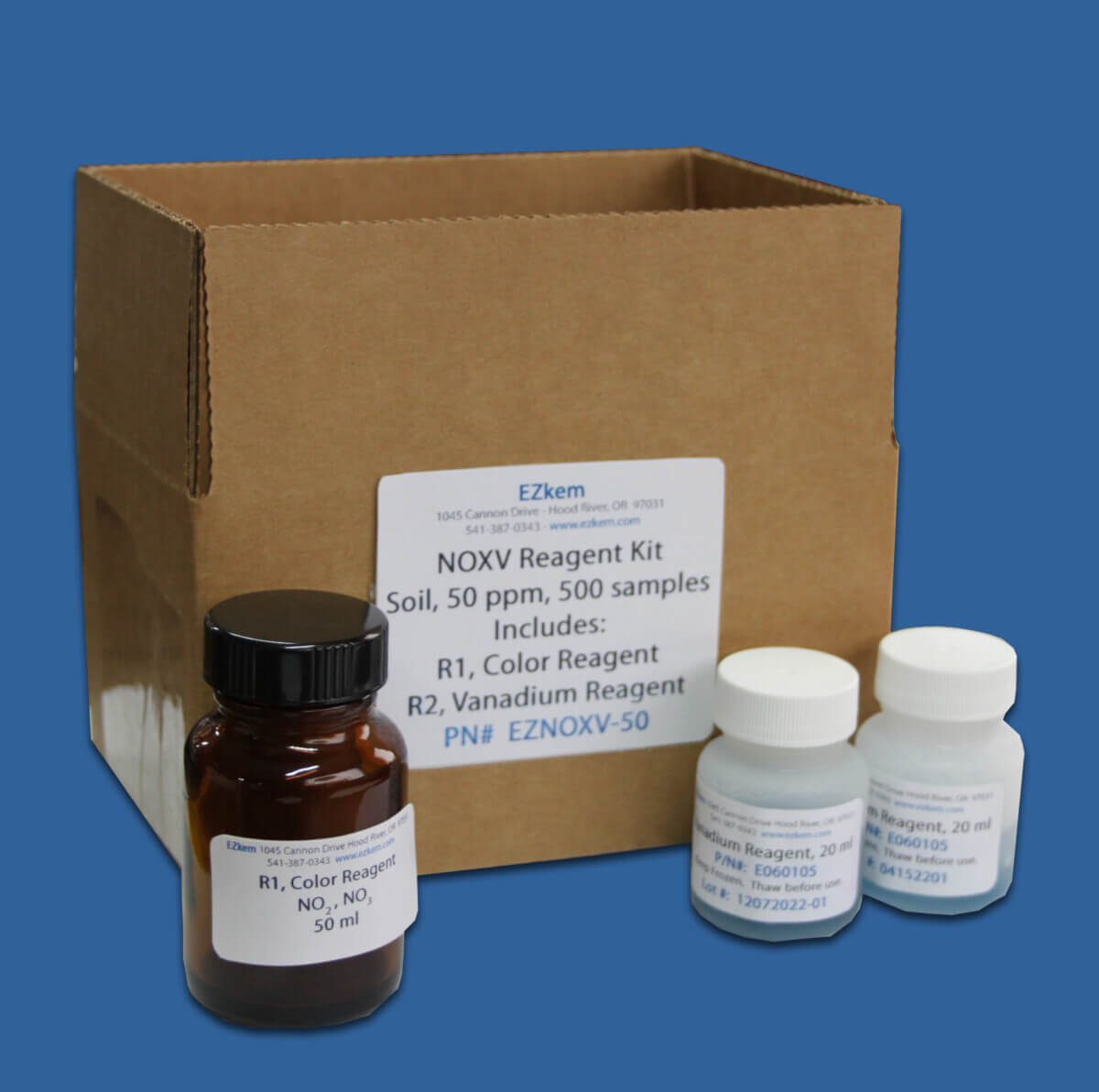 EasyChem 200 Reagent Kit for NH3, Low Level 750 Samples - EZkem